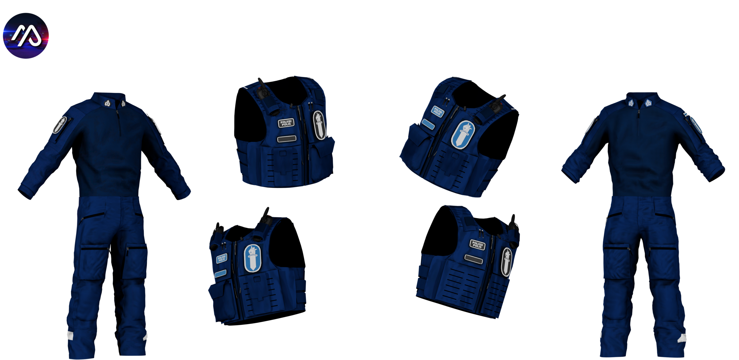 Finnish Police Field Uniforms for FiveM - ModiPaja